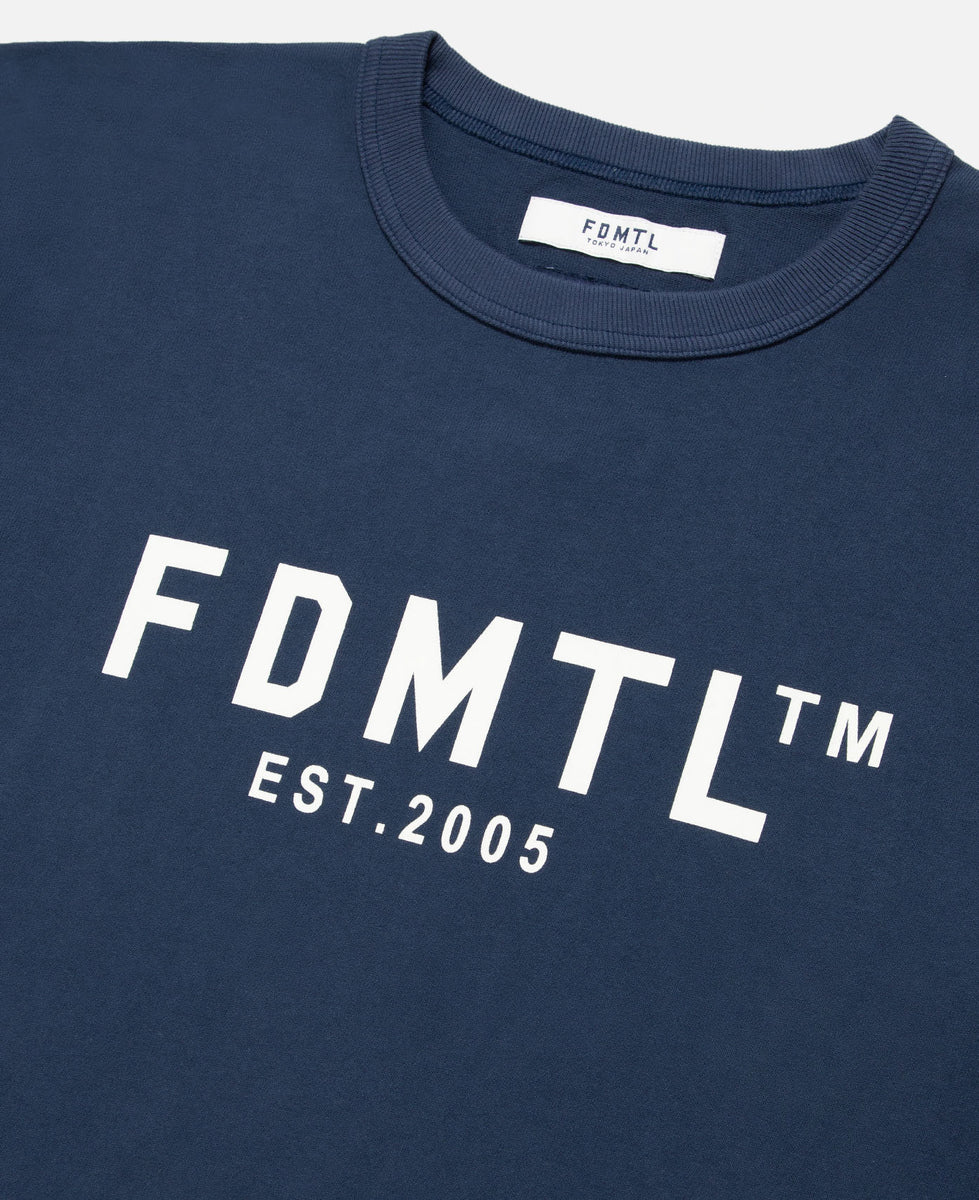 FDMTL - Logo Wide T-Shirt (Navy) – JUICESTORE