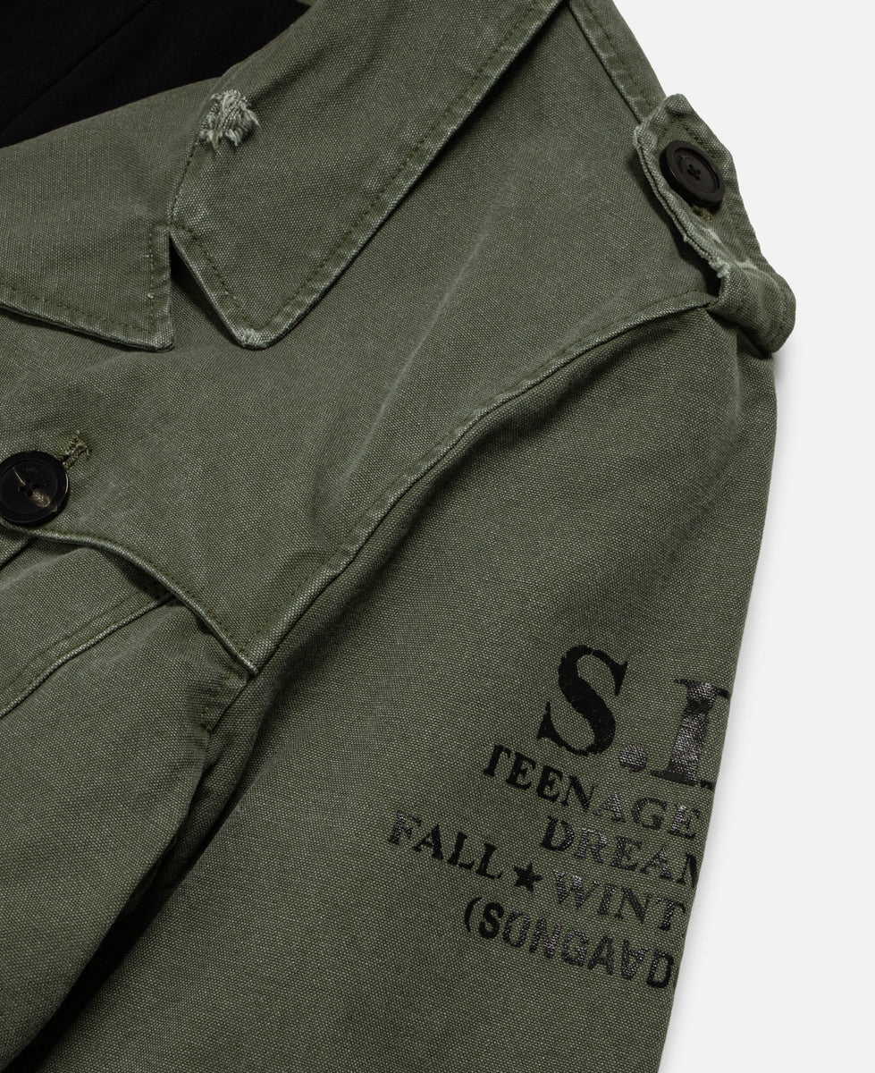 SONGAADON - Green Ripped Jacket (Green) – JUICESTORE