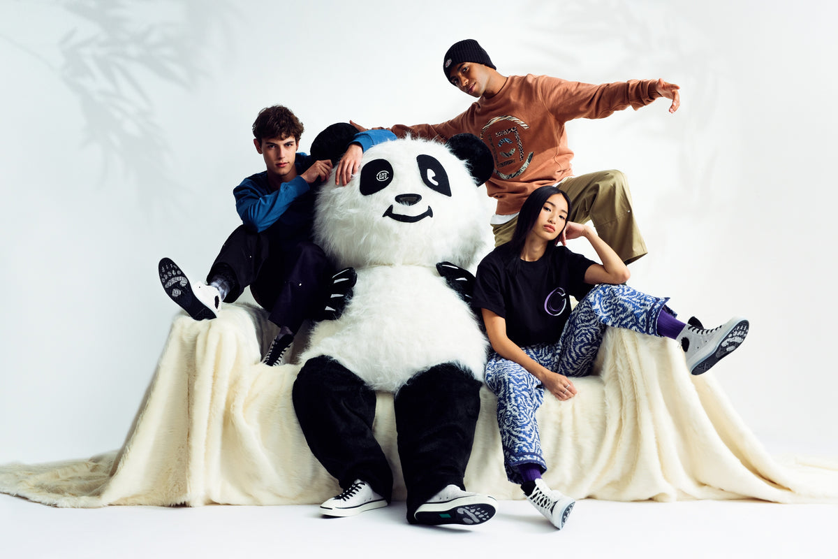 CLOT AND CONVERSE SPREAD LOVE AND POSITIVITY WITH NEW PANDA PACK ...