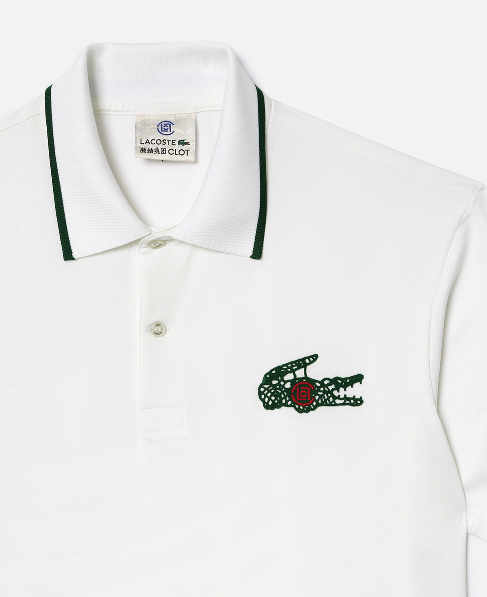 CLOT X LACOSTE - Ultra Dry Jersey Polo Shirt (White) – JUICESTORE