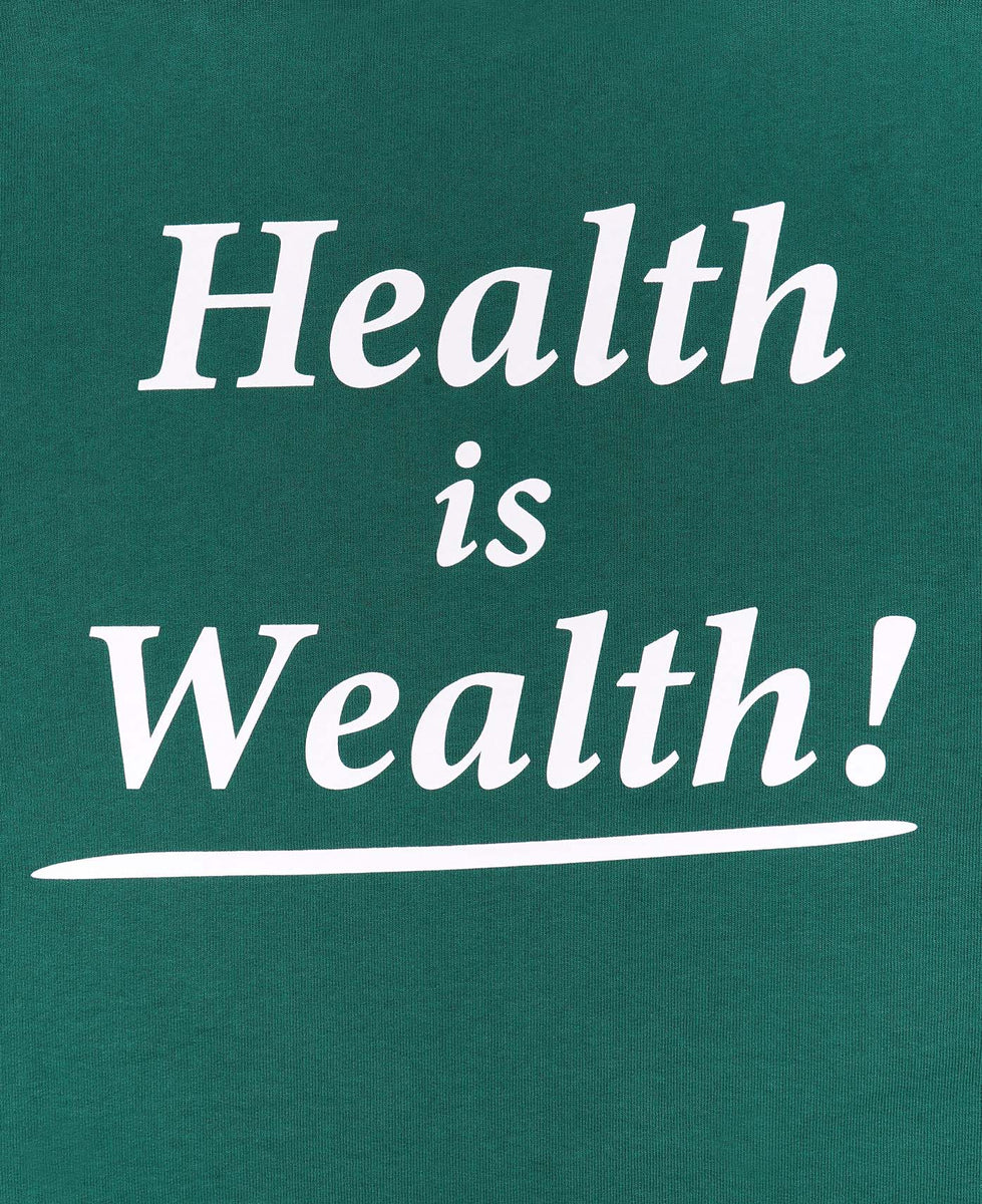 Sporty & Rich- Health Is Wealth T-Shirt (Green) – JUICESTORE